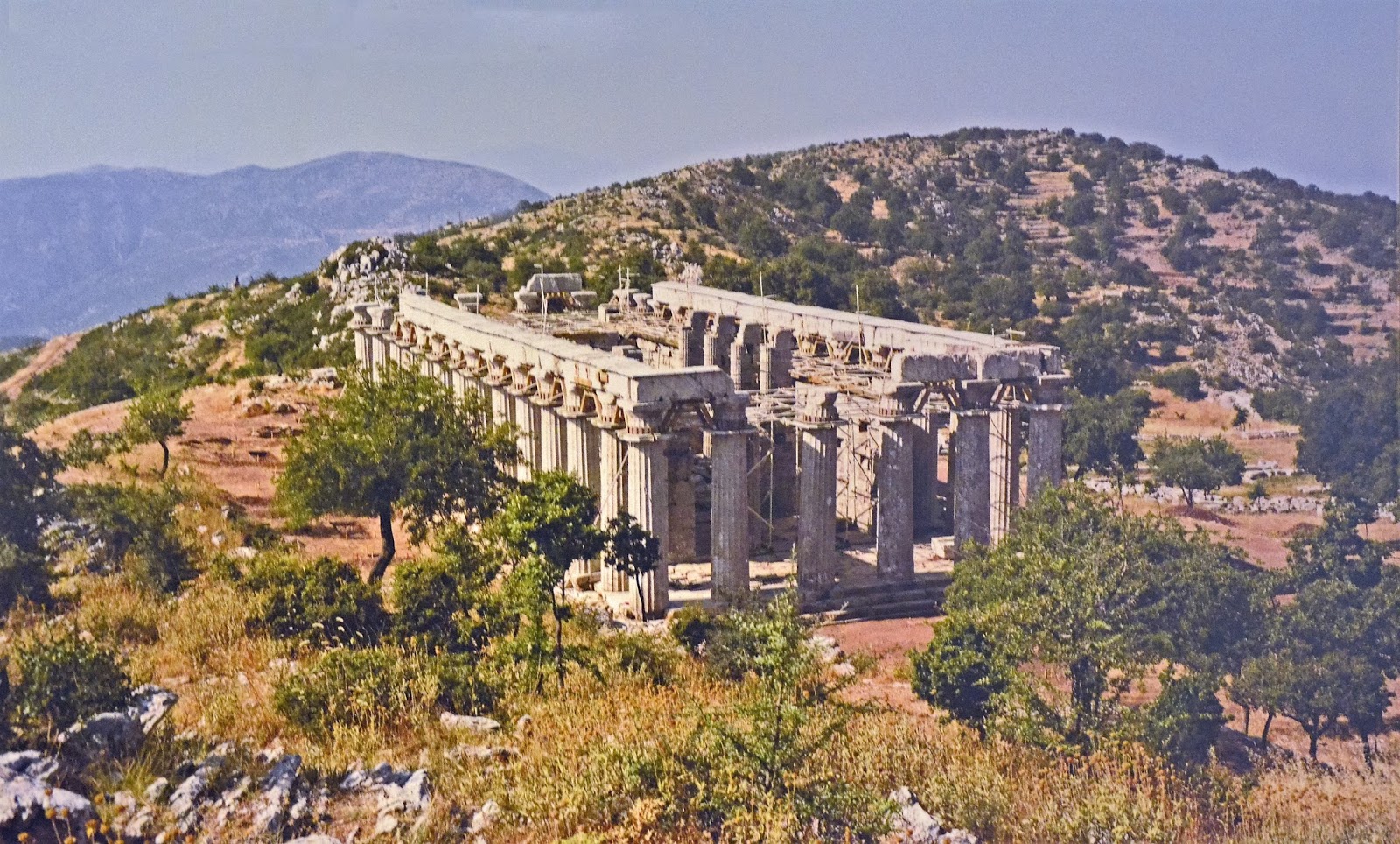 5-five-5: Temple of Apollo Epicurius at Bassae (Bassae - Greece)