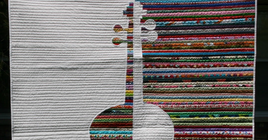 The Life of Riley: Negative Positive Violin Quilt - Published Quilt and ...