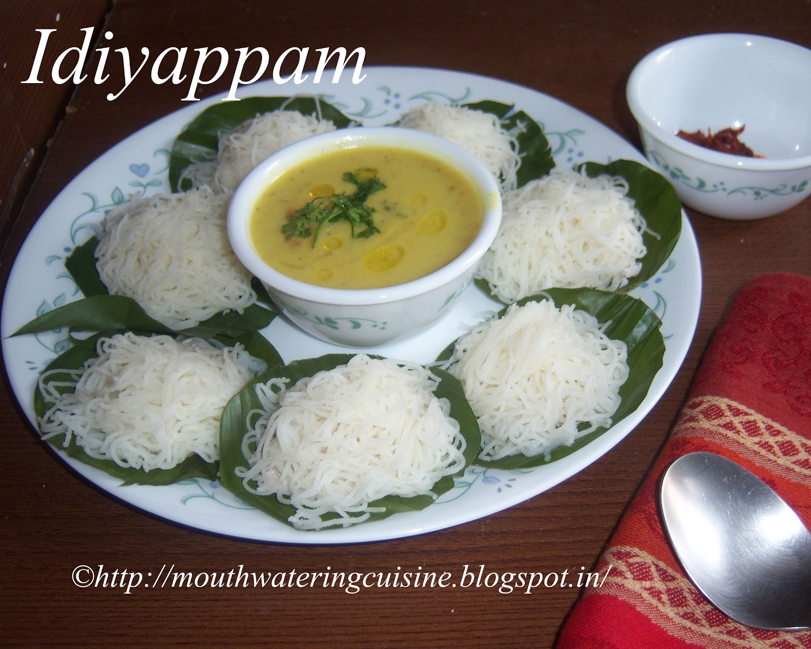 Idiyappam Recipe -- Sevai Recipe -- How to make Idiyappam Recipe - E.A ...