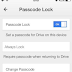 Password Lock in Google Drive for iOS