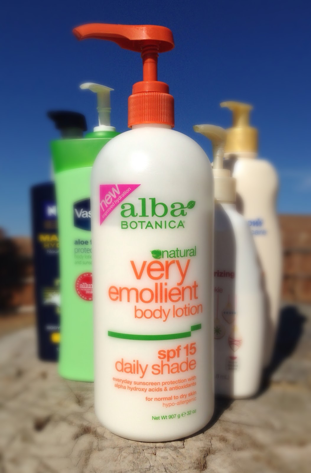 NPR: Alba Botanica, Very Emollient Body Lotion, Daily Shade SPF 15.