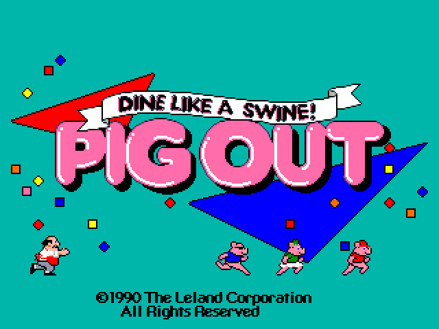 VGJUNK: PIG OUT: DINE LIKE A SWINE (ARCADE)