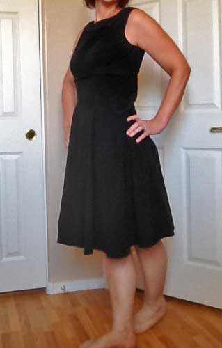 The Sewing Lab: Black Retro Dress - Butterick 5603