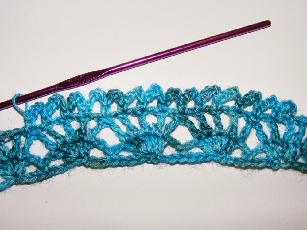 Sooz Jewels: Lacy infinity scarf - free crochet pattern