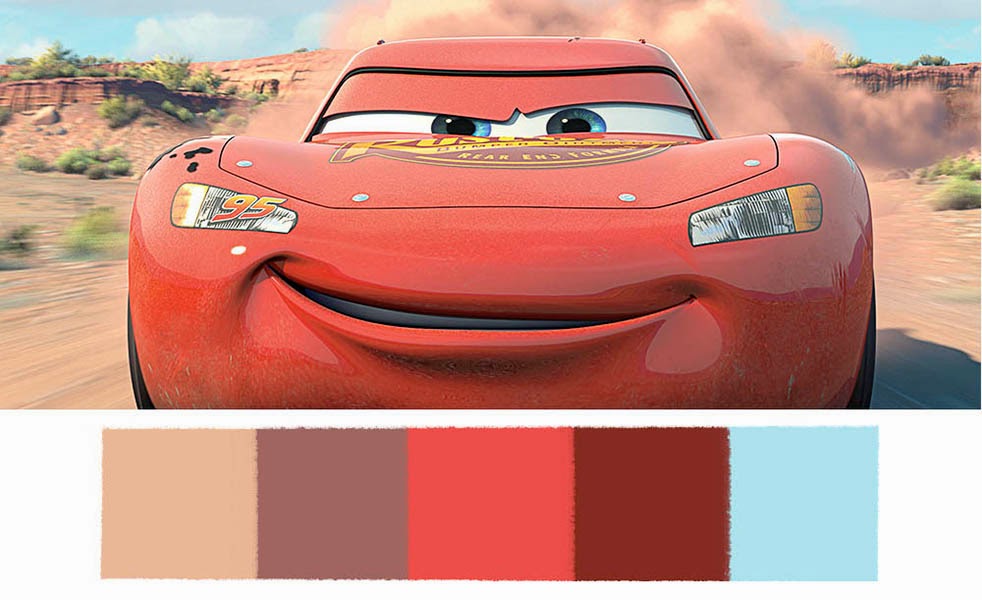 10 Wedding-Worthy Color Palettes from Pixar Movies ~ The Rebellious Brides