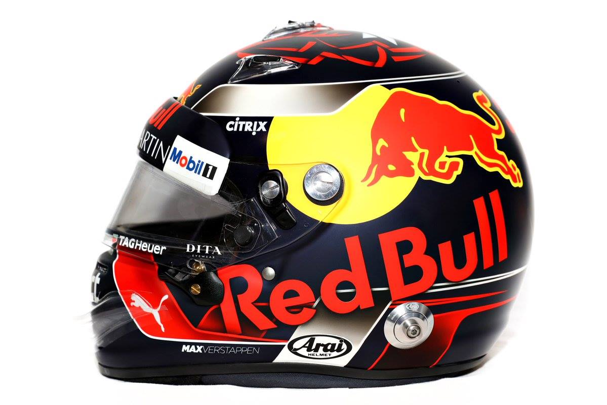 Racing Helmets Garage: Arai GP-6 M.Verstappen 2018 by Jens Munser Designs