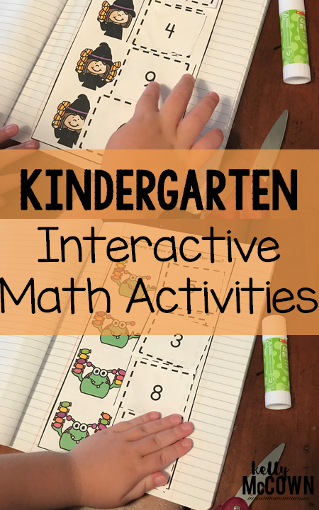 Kelly McCown: October Interactive Math Notebook Kindergarten