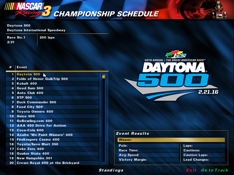NASCAR Racing 3 - Concepts - Chris Creamer's Sports Logos Community ...