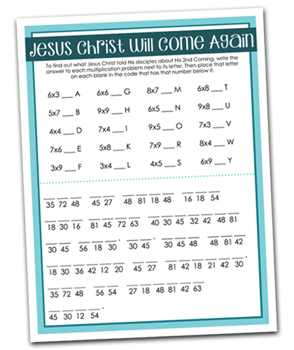 A Year of FHE: Year 02/Lesson 45: The 2nd Coming of Jesus Christ