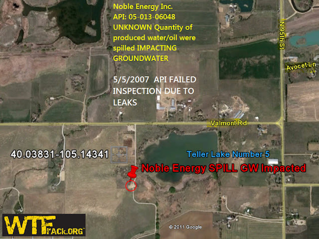 WTFrack.org: Noble Energy impacts groundwater in Boulder County,CO ...