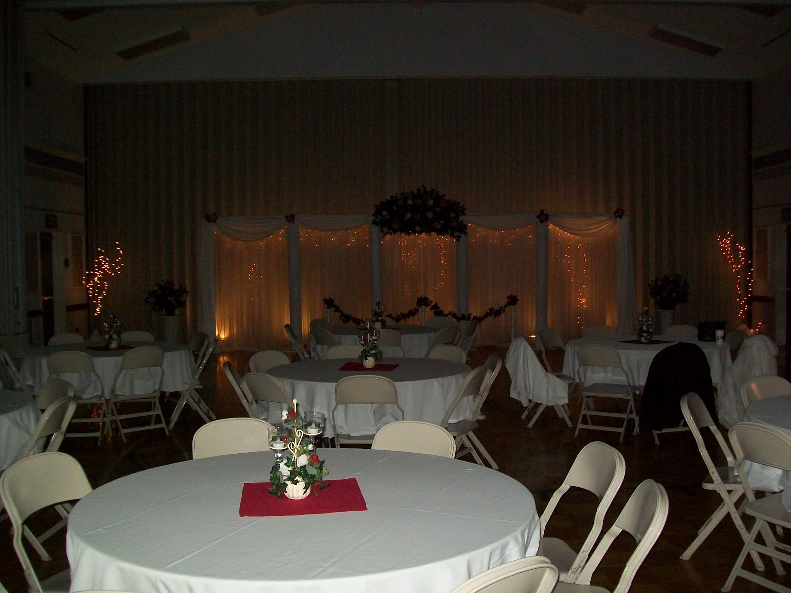 I Do... Weddings: Columns & Sheers backdrop