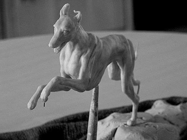 Moonsong Animal Art - Tiersculpturen und mehr: Die mit dem Windhund ...