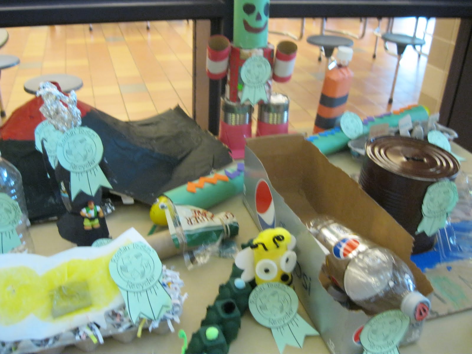 Woodville School's Blog: Kindergarten Recycling Projects