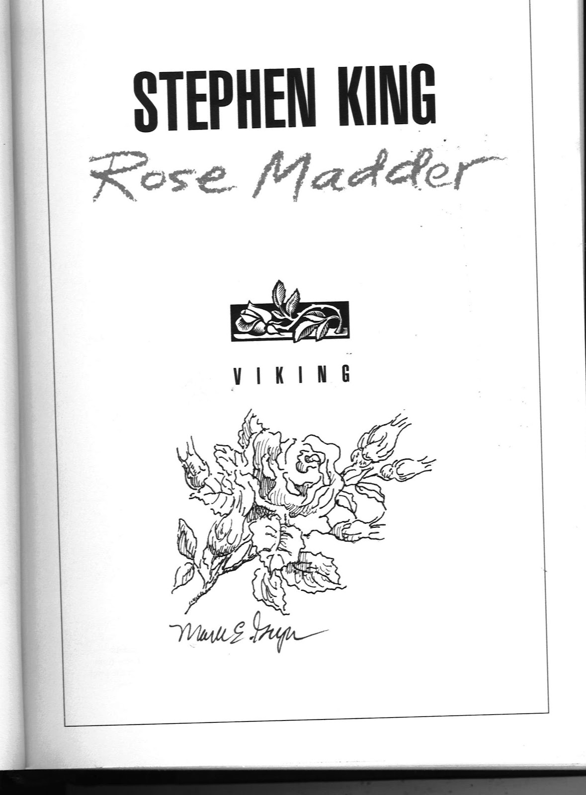 Mark Edward Geyer Illustration Blog: More Rose Madder Remarques.