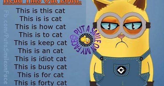 Read This Out Loud This is this cat till end