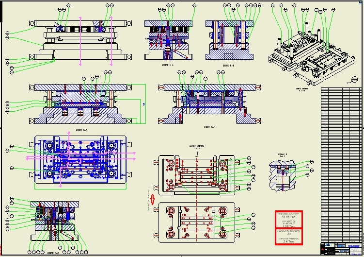 Diseño Mecánico Morón: Matriz Progresiva RPU
