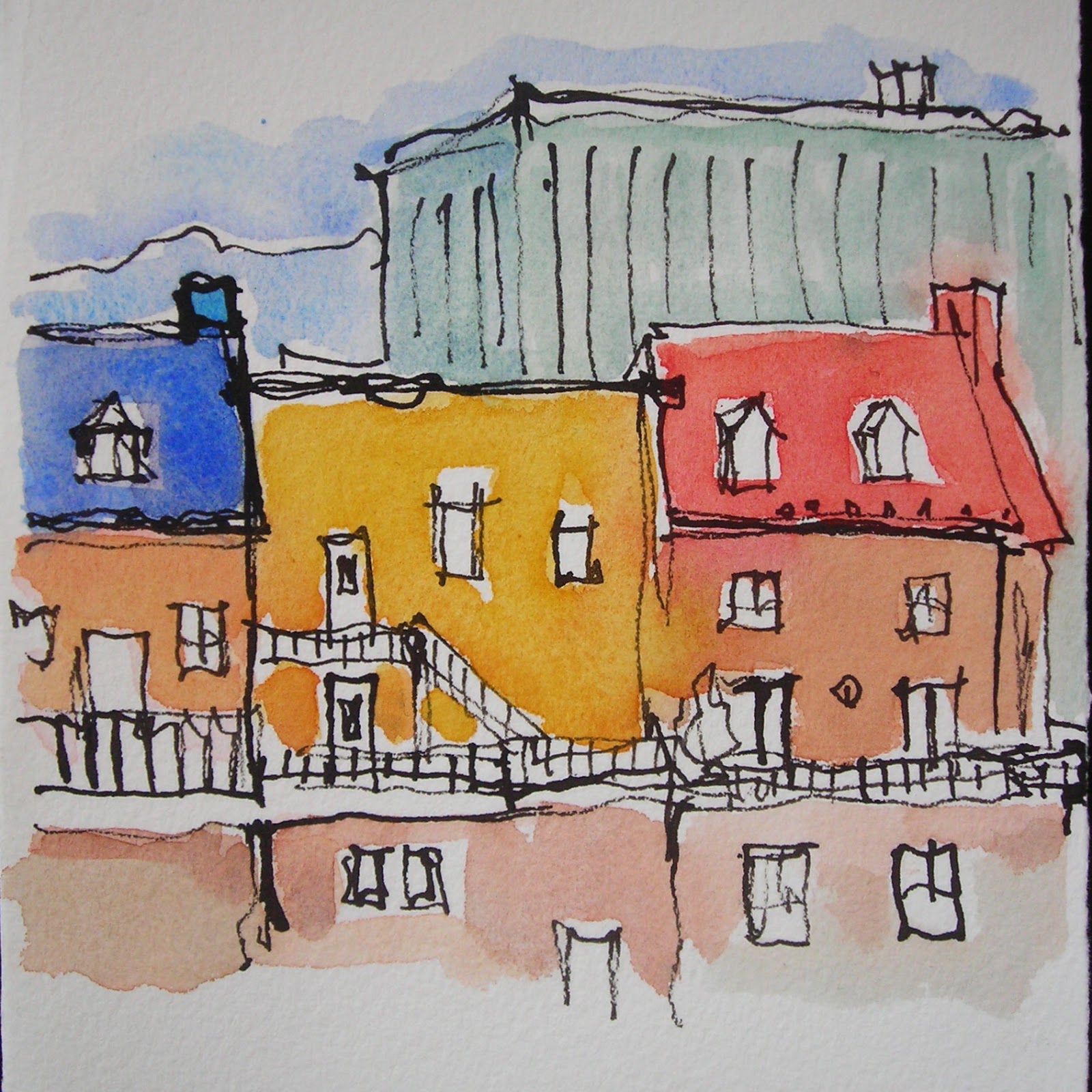 Sketchbook Wandering : Québec City Illustrated