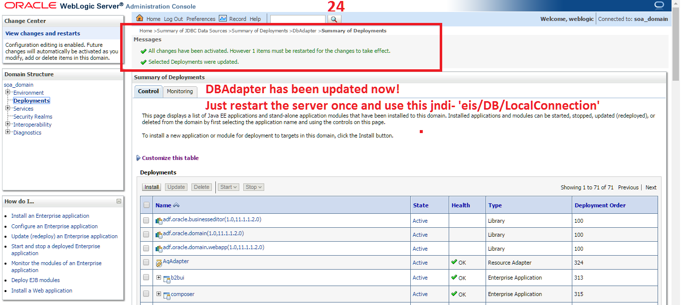 Oracle Weblogic Server- New Data Source Creation Oracle Weblogic Server- New Data Source Creation