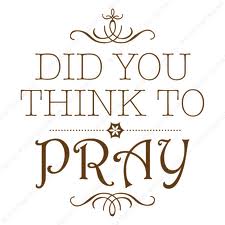 Mama Cole's Nest: Did you think to Pray?