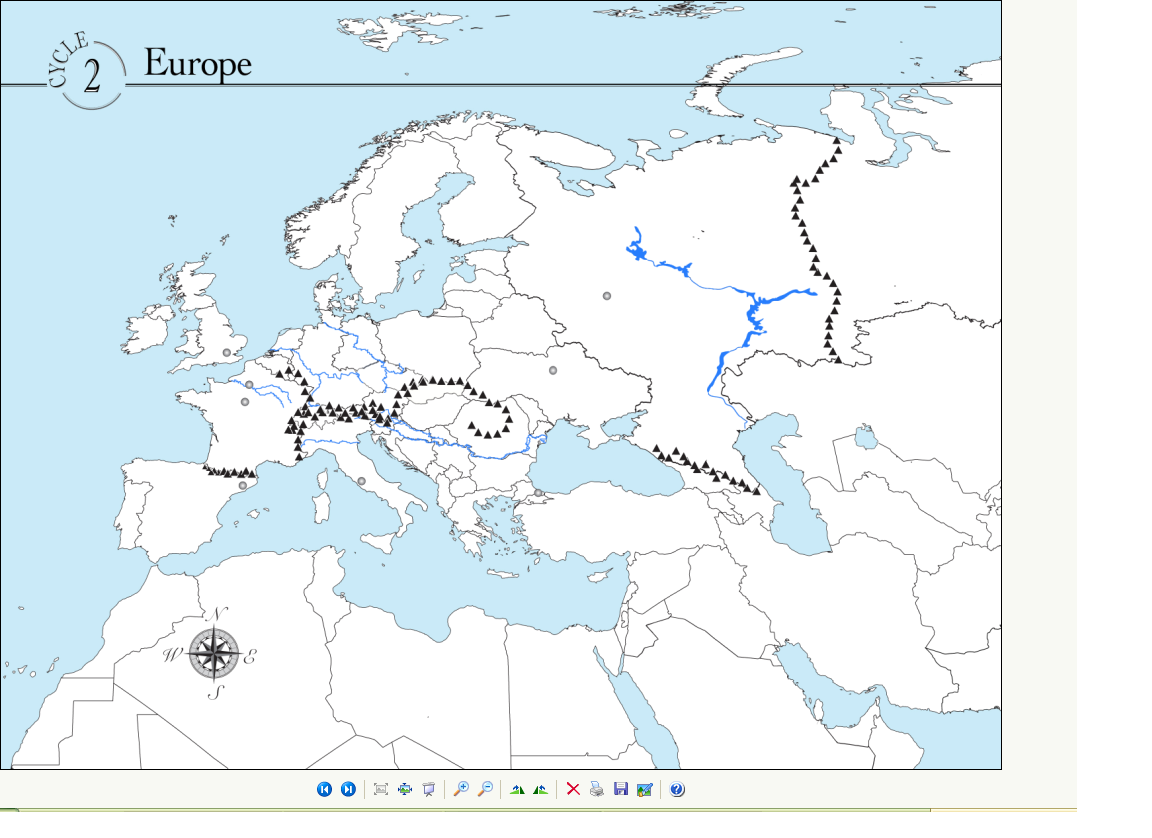 Blackline Master Map Of Europe - United States Map