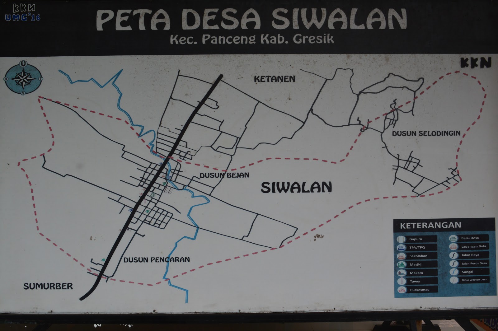 LUAS & BATAS WILAYAH DESA | Website Sistem Informasi Desa Siwalan