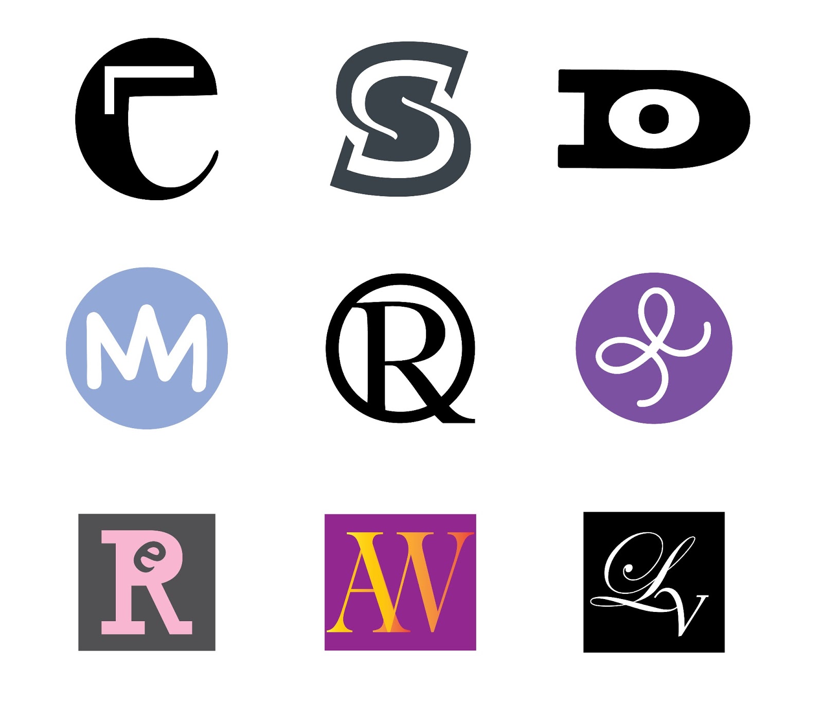 EGHS Success: Student Designed Logos From Initials