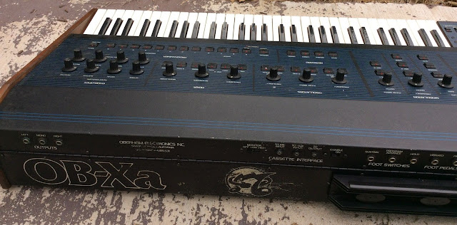 MATRIXSYNTH: Vintage Oberheim OBX-a Synthesizer with Case