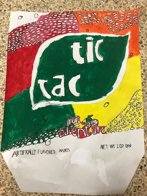 Clarketastic Art: 7th Grade Pop Art Candy Paintings