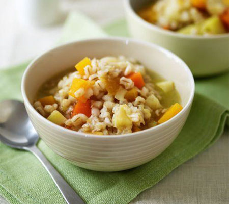 Vegetable broth with pearl barley recipe -Taste USA