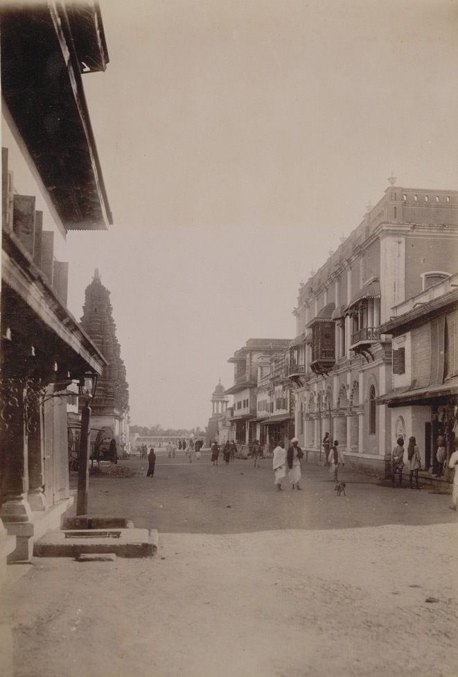 The Main Street, Mysore ~ Ancient photos of India