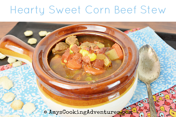 Hearty Sweet Corn Beef Stew