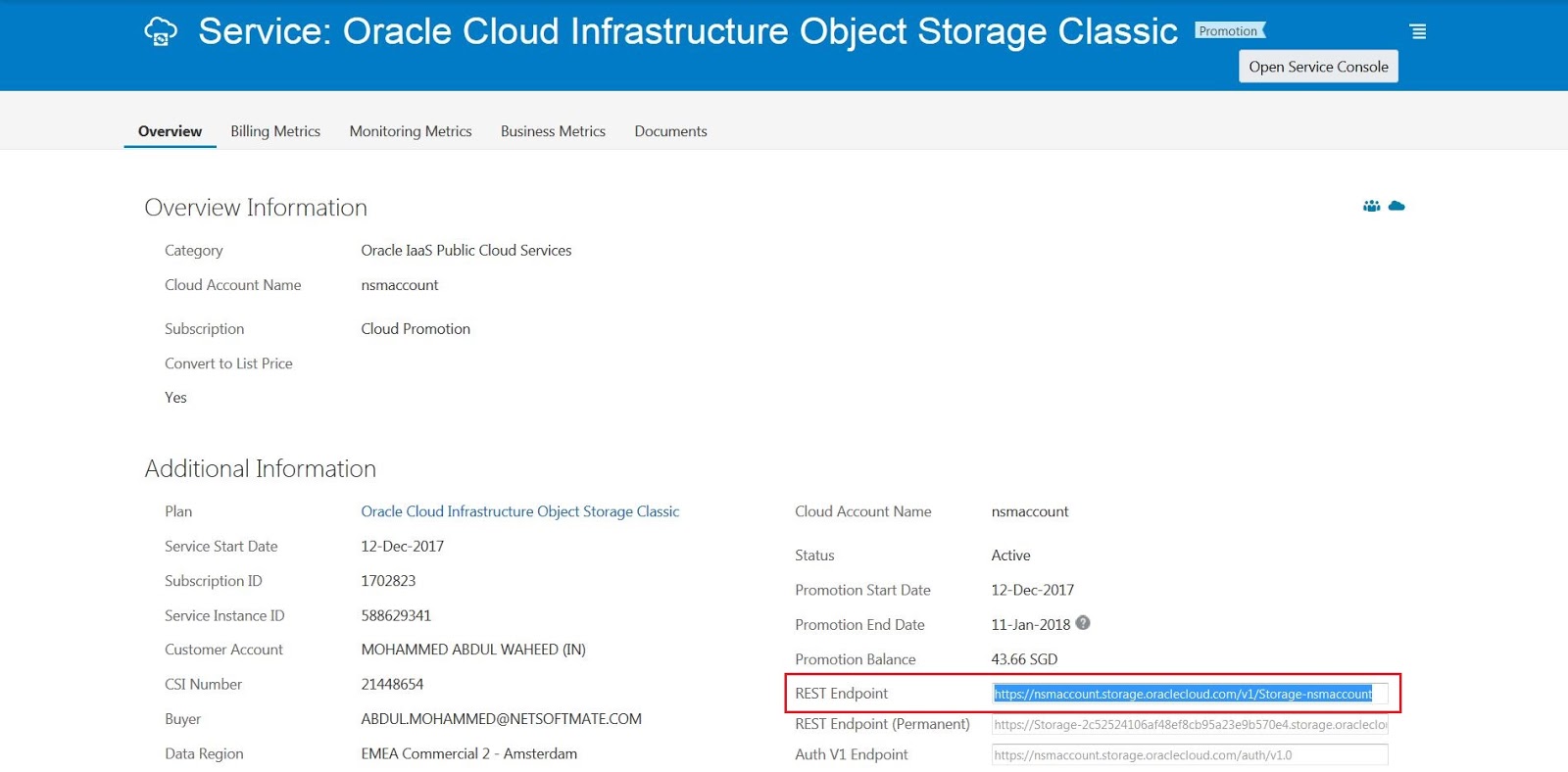 Netsoftmate Technical Blog : Oracle DBCS : Create A Database Deployment With Automatic Backup