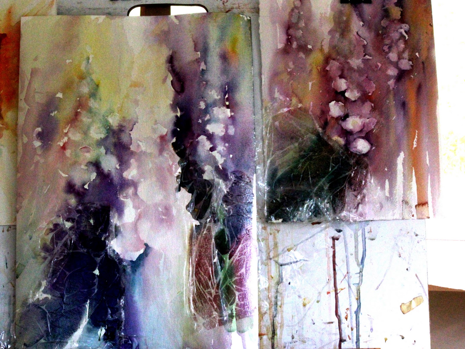 Watercolours With Life: Working With Foxgloves in Watercolour