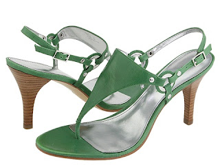 Blackberry Touch: Green prom shoes 2010