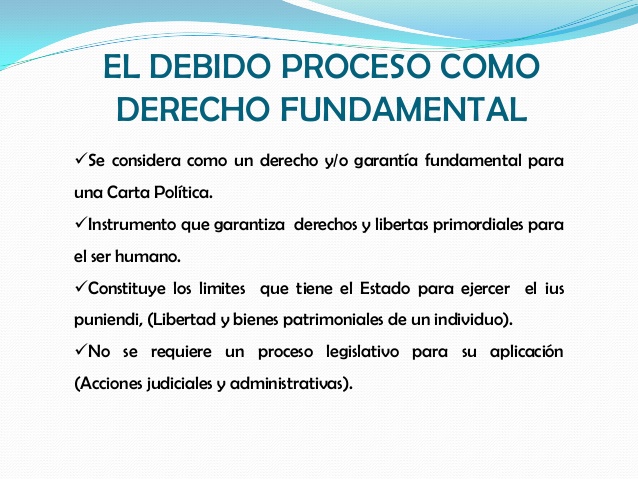 Diapositiva: El debido proceso como derecho fundamental ~ LIBROS DE ...