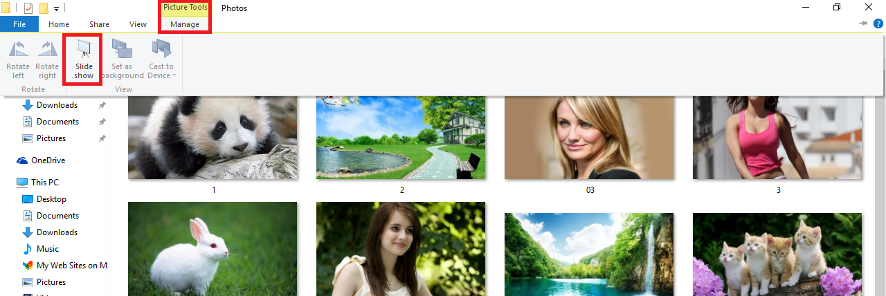 Learn New Things How To View Pictures As A Slideshow Without Any Software learn-new-things-how-to-view-pictures-as-a-slideshow-without-any-software