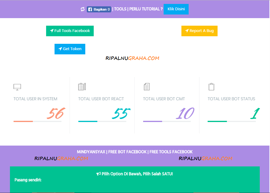 Script Bot Reactions Dan Komentar + Tools Facebook Baru Update 2018