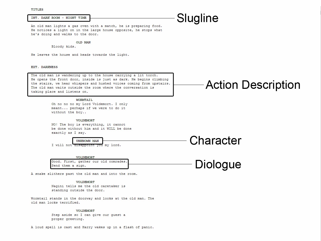 Kyle H L3 Script: Screenplay Labeled