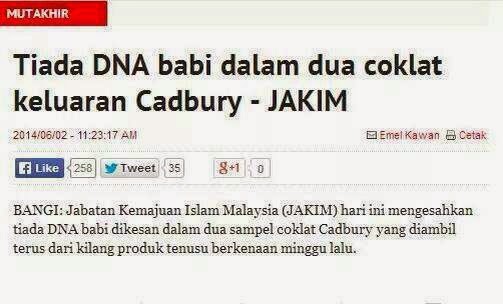 Cadbury Halal atau Haram? - Pendidik2u