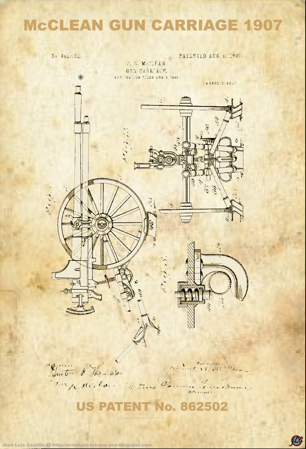 Armored Cars in the WWI: US McClean 37-mm Quick-Firing Gun used by the ...