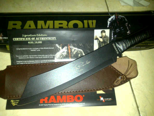 Jual online pisau: Pisau Rambo