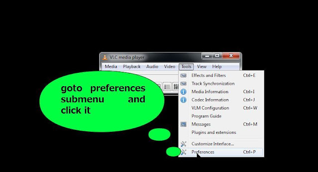steps to change volume from default to between session in vlc media ...
