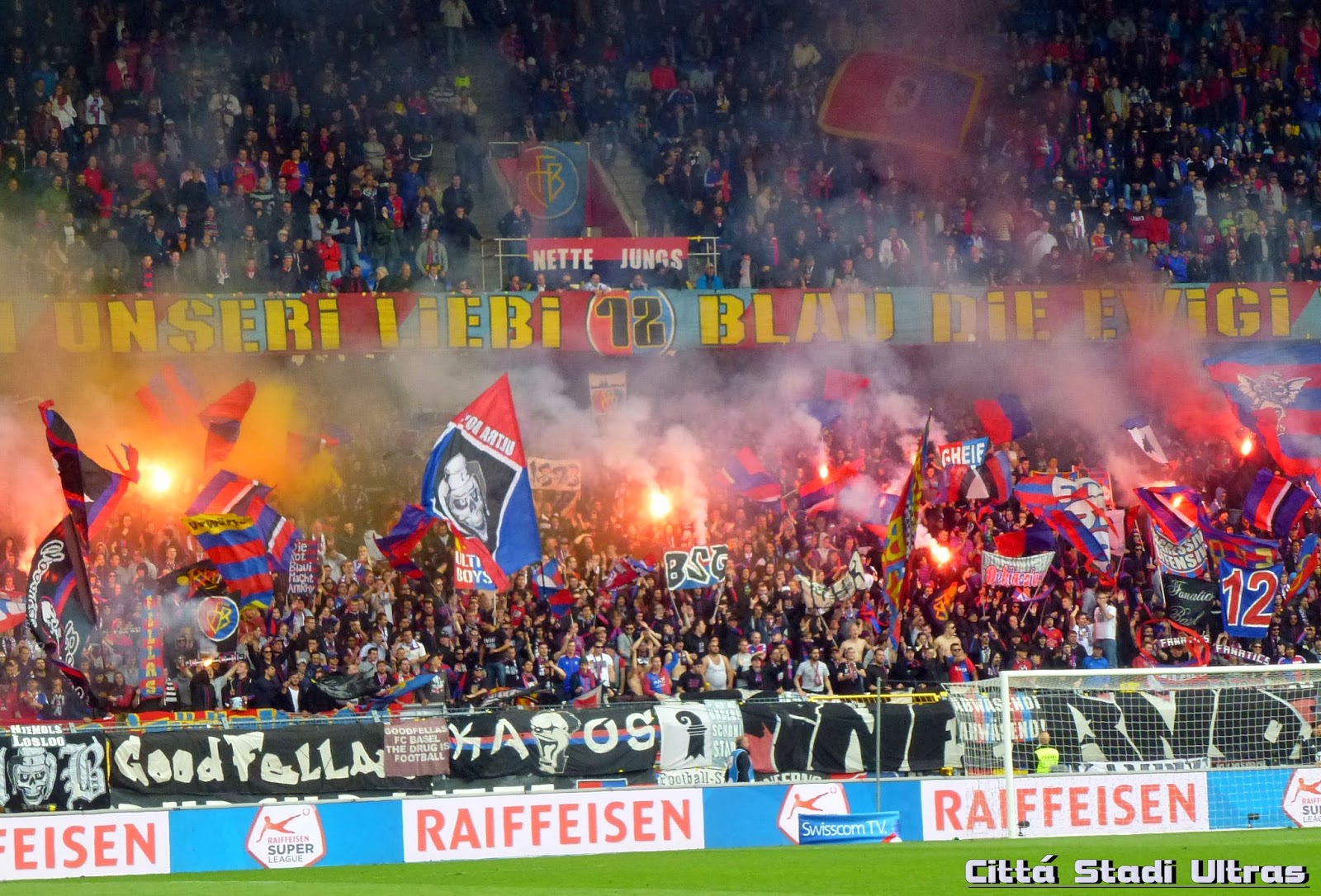 Città Stadi Ultras: FC Basel - Grasshoppers Zürich