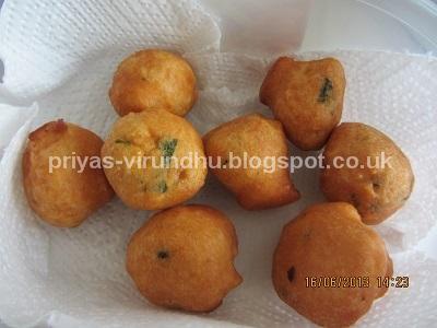 Priya's Virundhu: Mysore Bonda Recipe/Urad dal Bonda Recipe/How to make ...