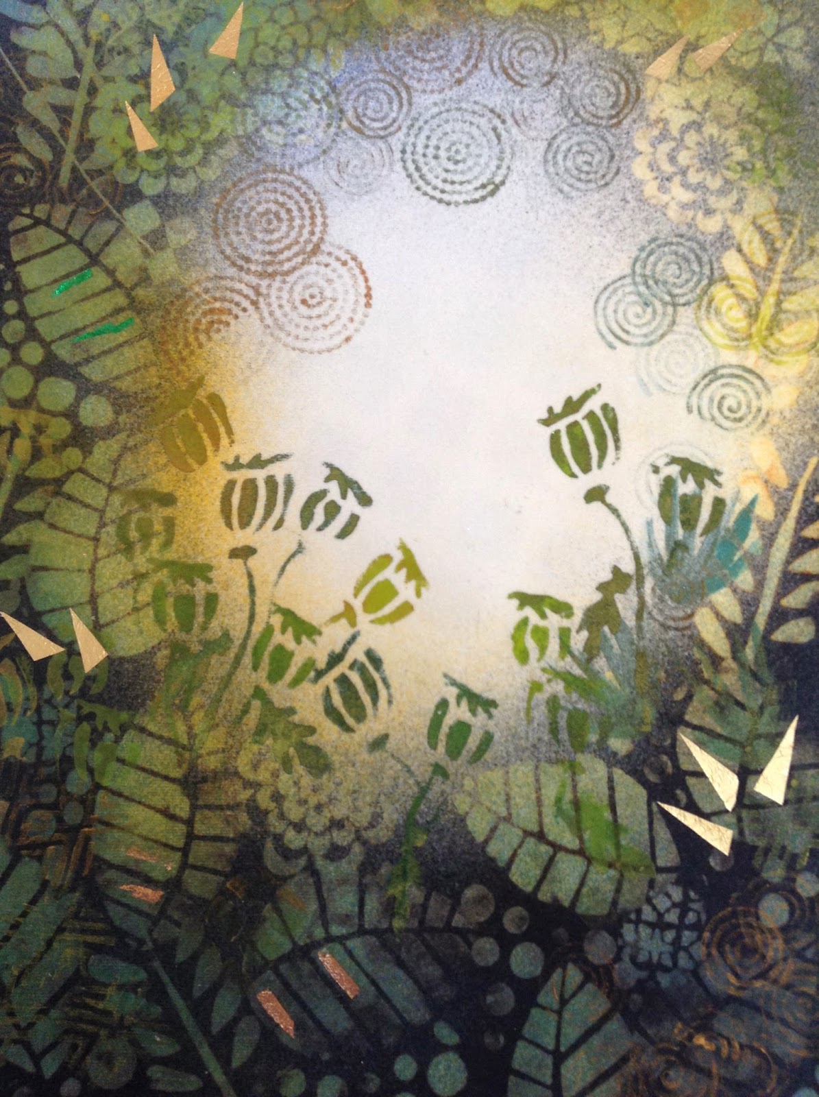 Warwickshire Stitchers: Angie Hughes' Exploring Velvet workshop