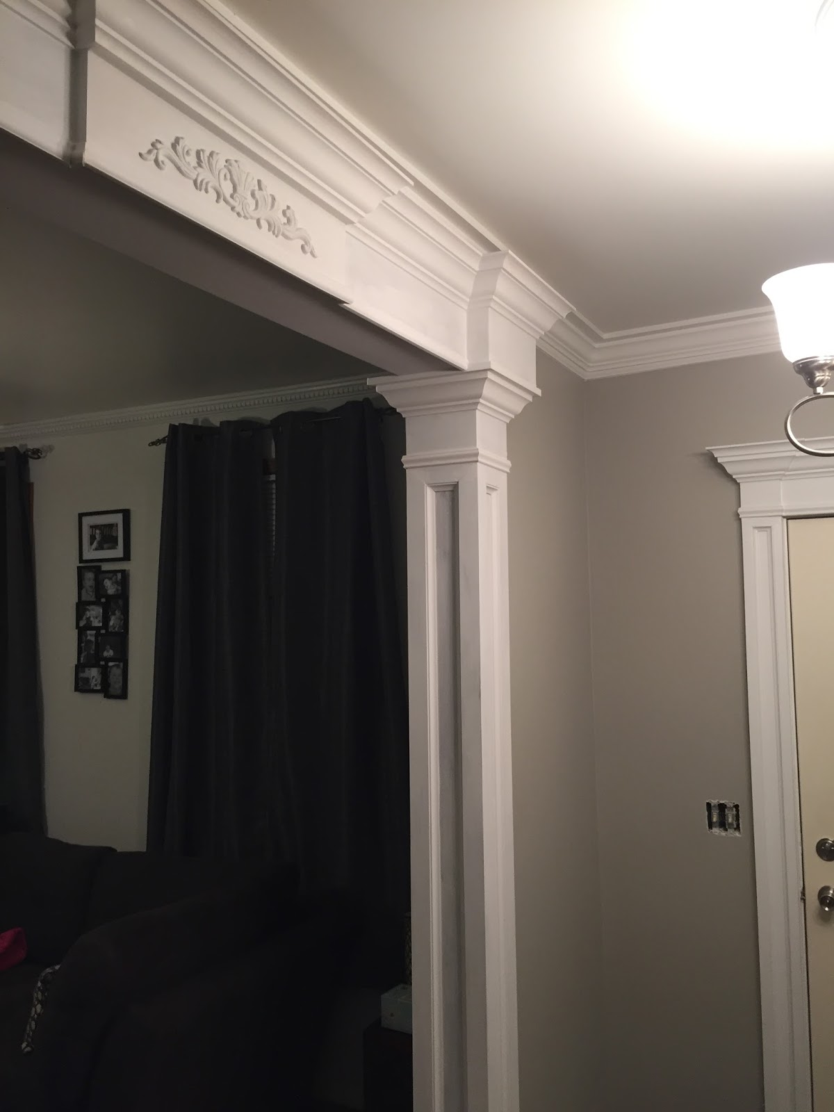 Oak Hill Trim: Foyer Transformation