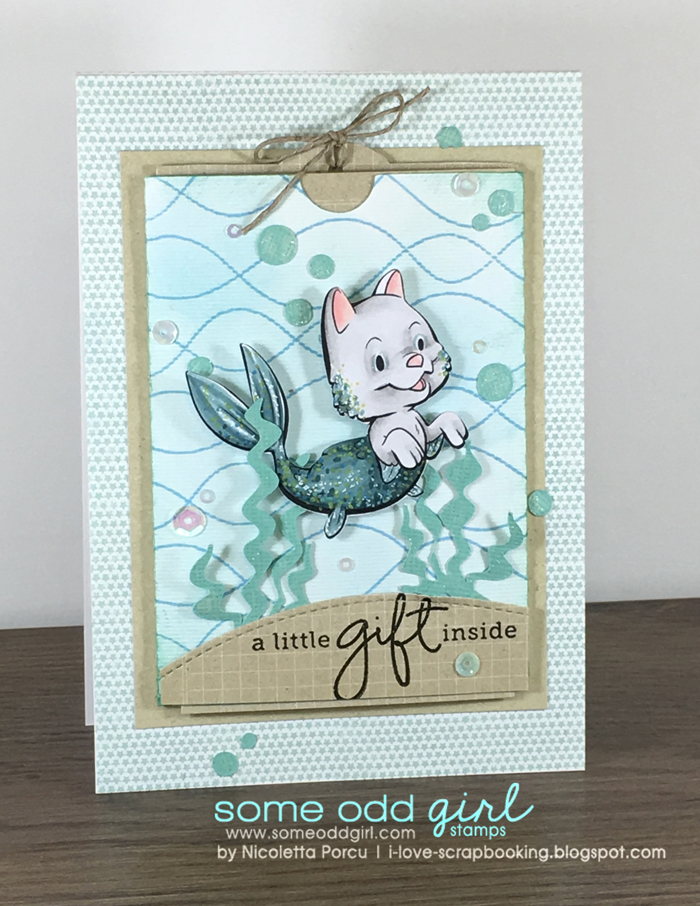 Nicoletta Porcu design: Double slider gift card holder