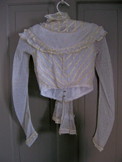 All The Pretty Dresses: Edwardian White Bodice with Ribbons