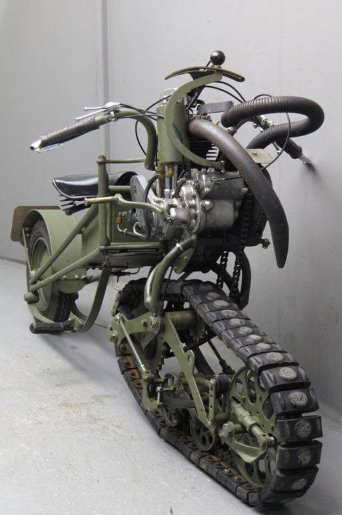 Chingum — Discover Curiosities: 1937 French Military Tracked Motorcycle ...