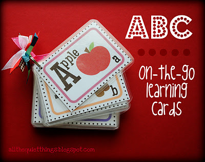 All The Quiet Things: Now I Know My ABC's...